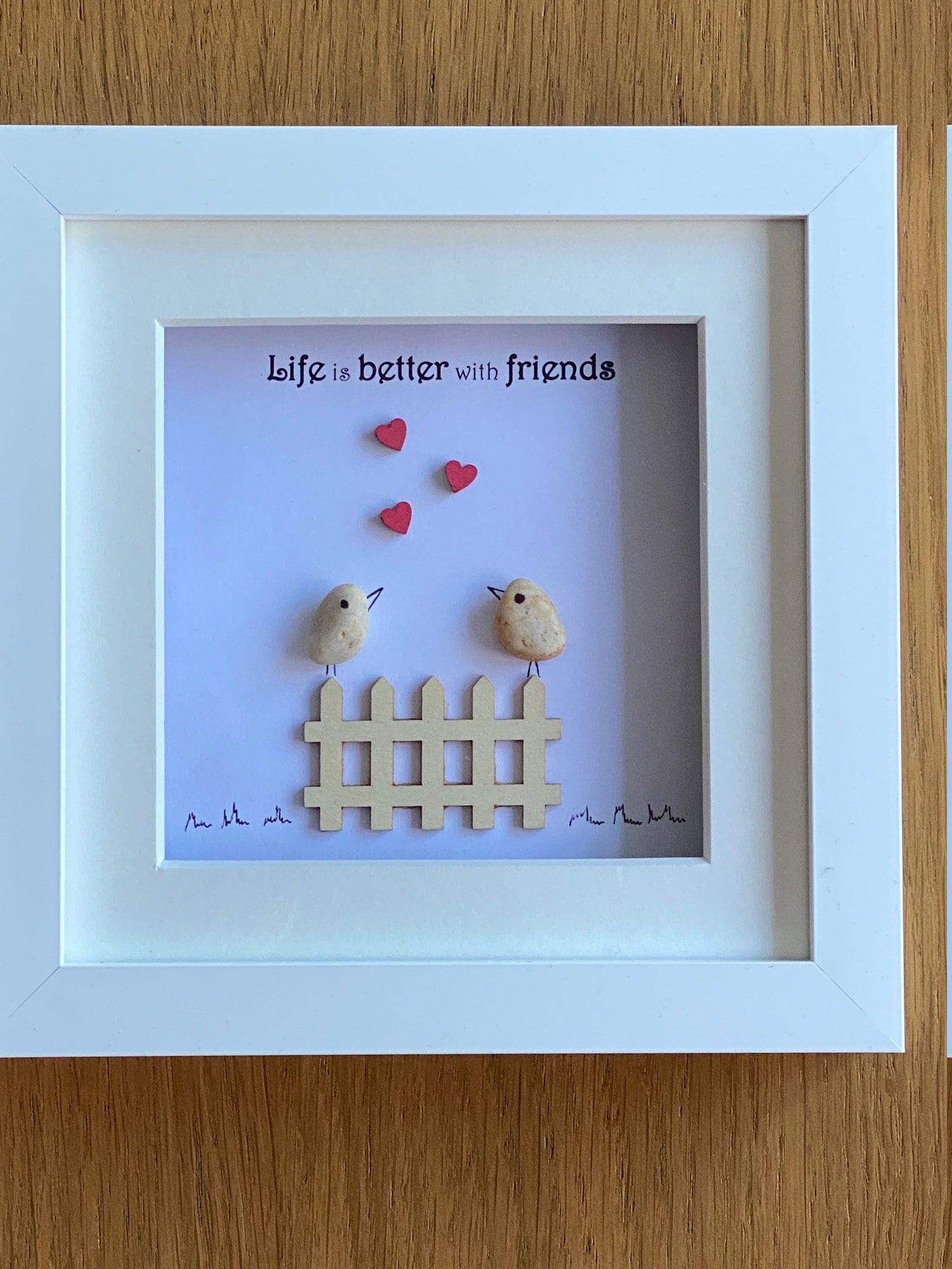 Personalised Best Friends Pebble Frame Friendship Gift - Etsy