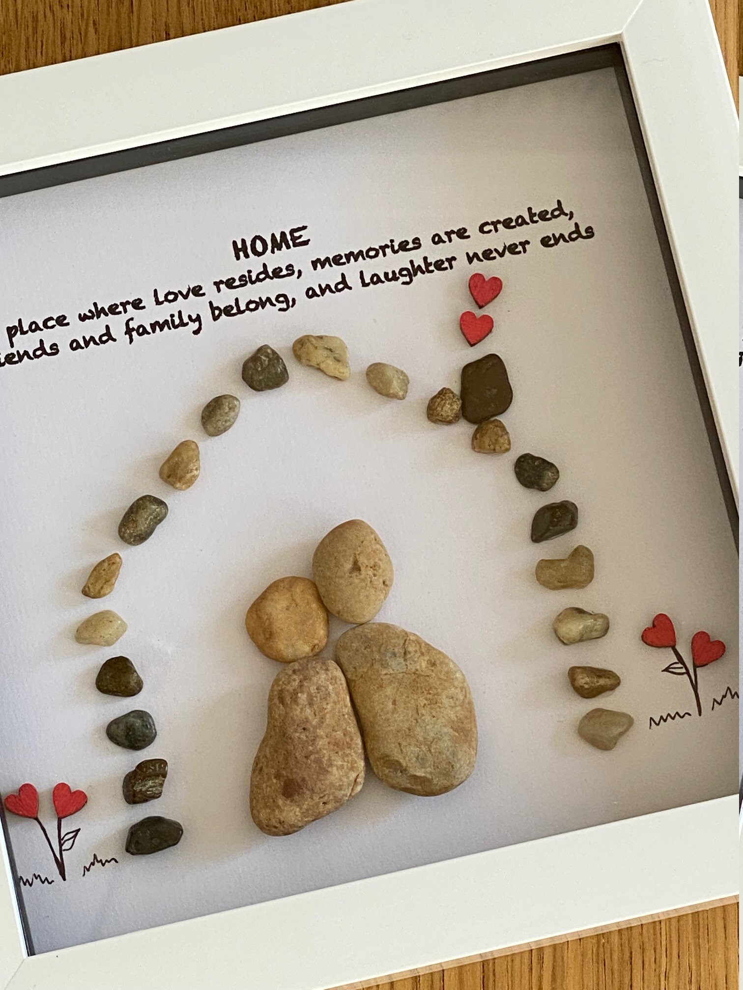 Personalised New Home Pebble Picture Housewarming Pebble Art - Etsy