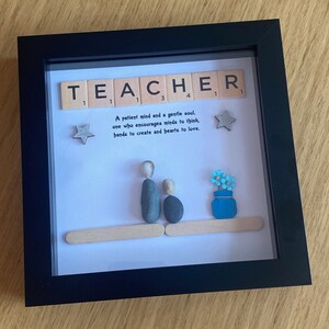 Teacher Gift/thank You Teacher/teacher Pebble Art/gift for Teacher ...