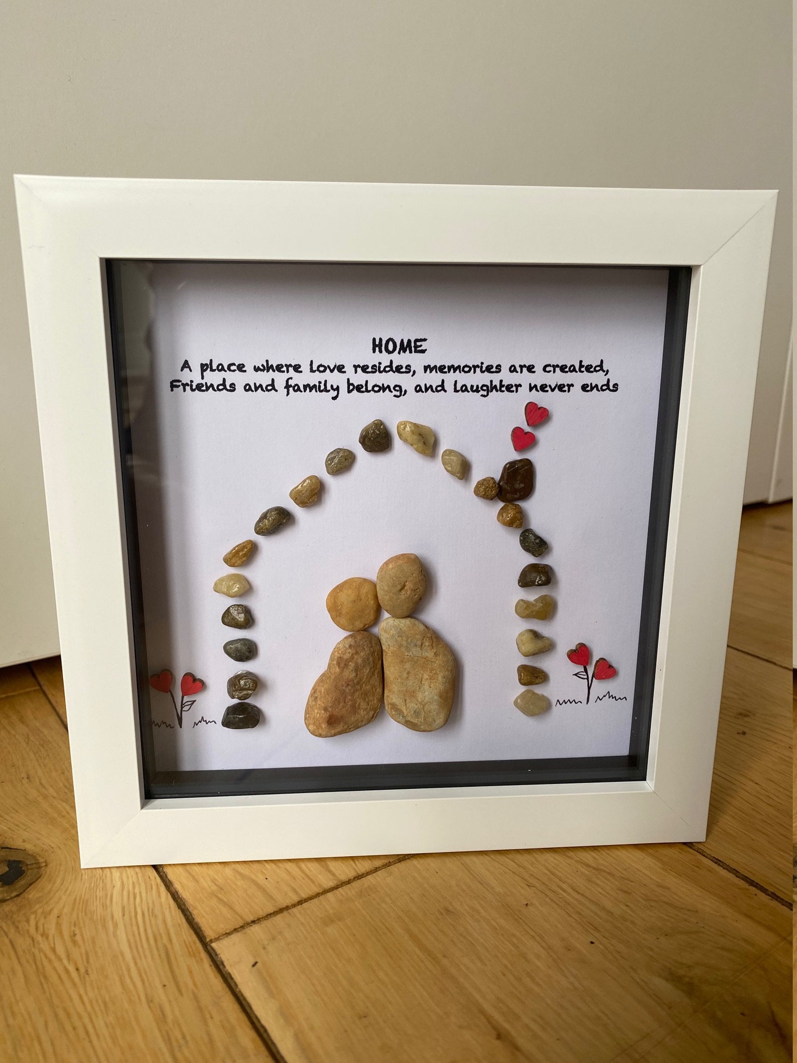 Personalised New Home Pebble Picture Housewarming Pebble Art - Etsy