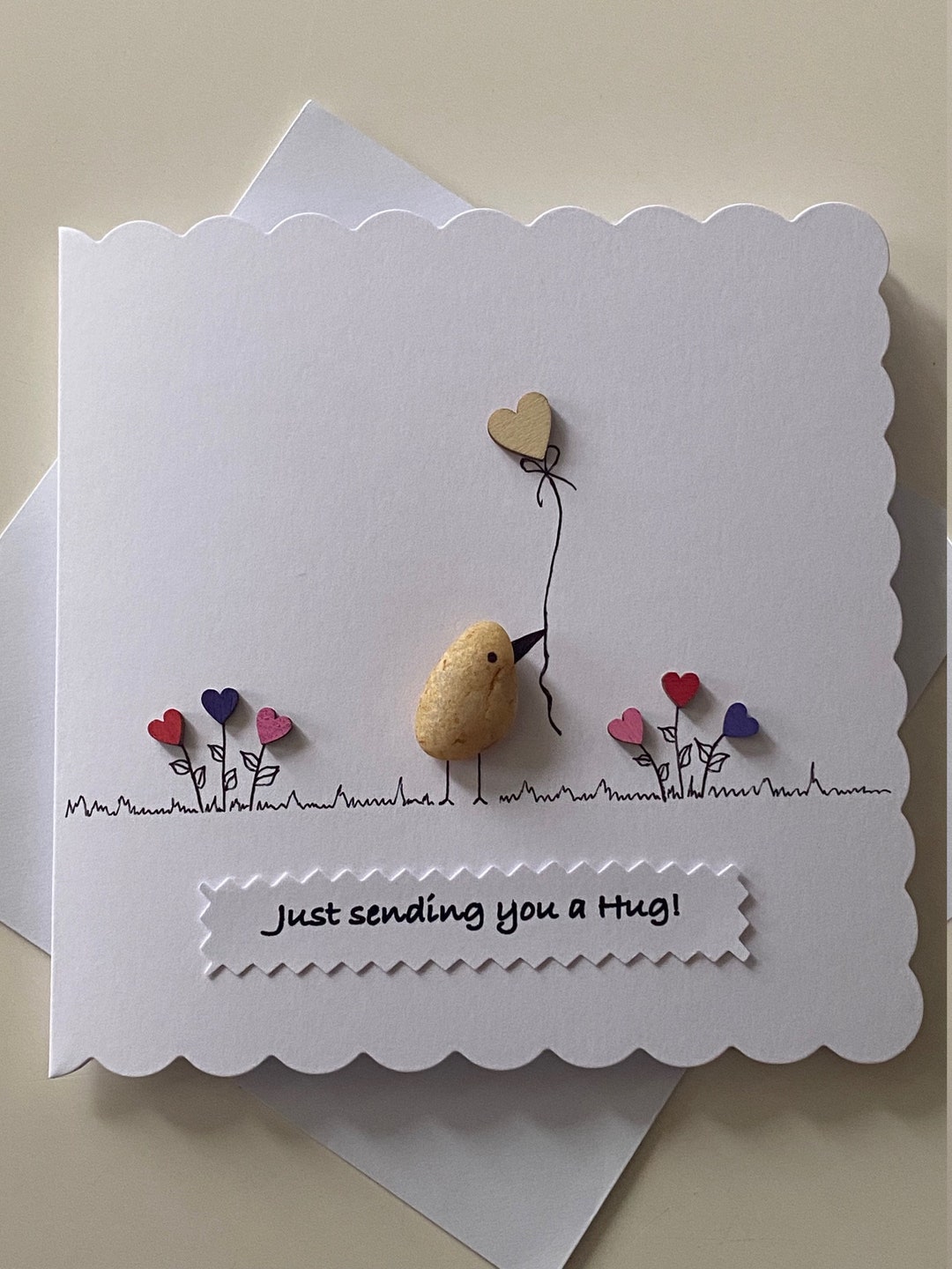 Personalised Hug Card, Sending a Hug Card, Personalised Friend Card ...