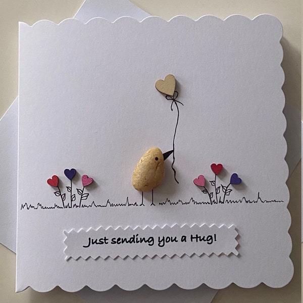 Paper Hug Card - Etsy