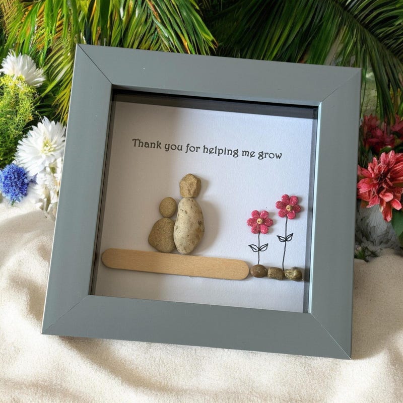 Teacher Pebble Art - Etsy