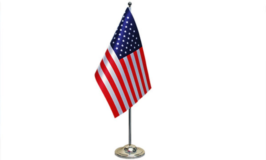 USA Satin Table Flag - Etsy