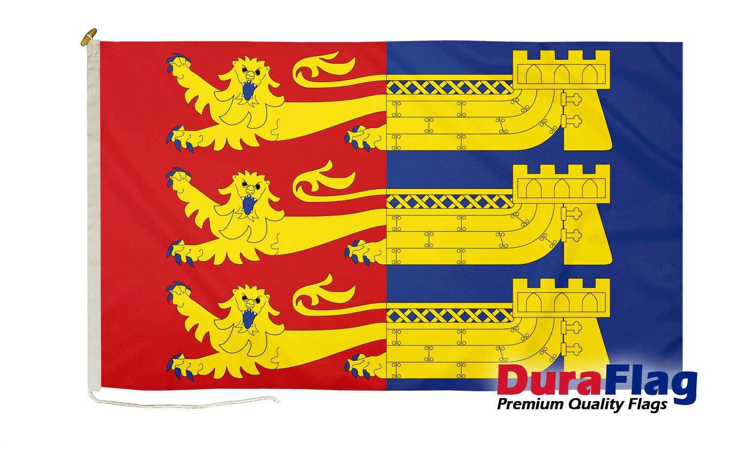 Custom Made Duraflag Cinque Ports Style B Premium Quality Flag Various ...