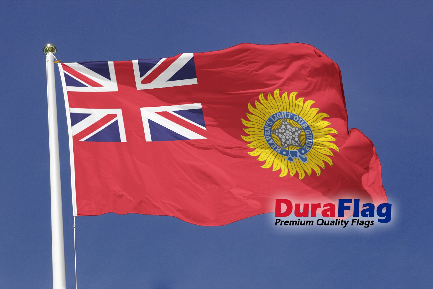 Custom Made Duraflag British Raj Red Ensign Premium Quality Flag ...