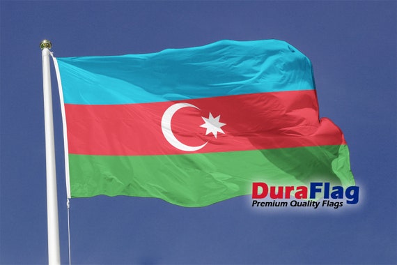 Duraflag Azerbaijan 5ft X 3ft With Clips/hooks Premium - Etsy