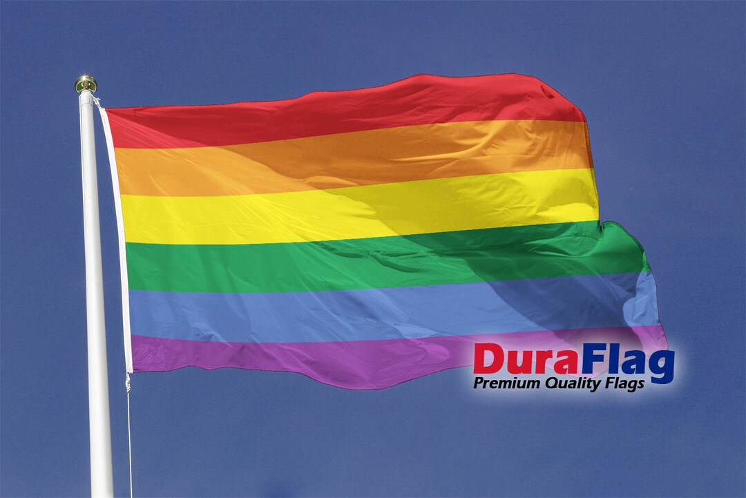 Custom Made Duraflag Rainbow Premium Quality Flag - Various Sizes and ...