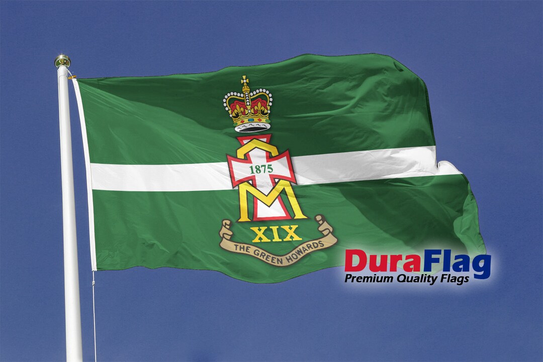 Custom Made Duraflag Green Howards Premium Quality Flag Various Sizes ...