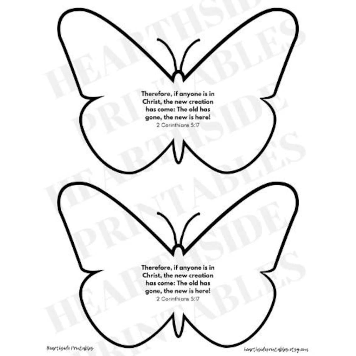 Butterfly Craft Printable - Homeschool, Early Education, Kids Crafts ...