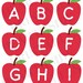 Apple Alphabet Cards Printable - Apple Unit, Homeschool Printables ...