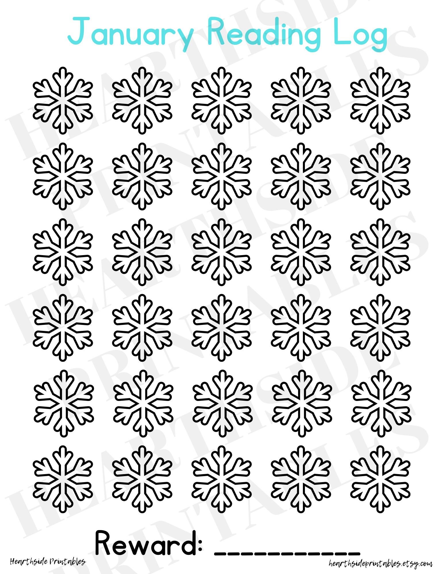 Monthly Reading Log Printable Bundle Early Readers, Homeschool, Reading ...