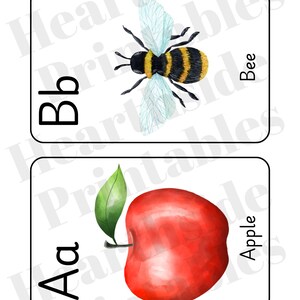 Nature Inspired Alphabet Cards - Cottage Core, Homeschool, Nature ...