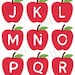 Apple Alphabet Cards Printable - Apple Unit, Homeschool Printables ...