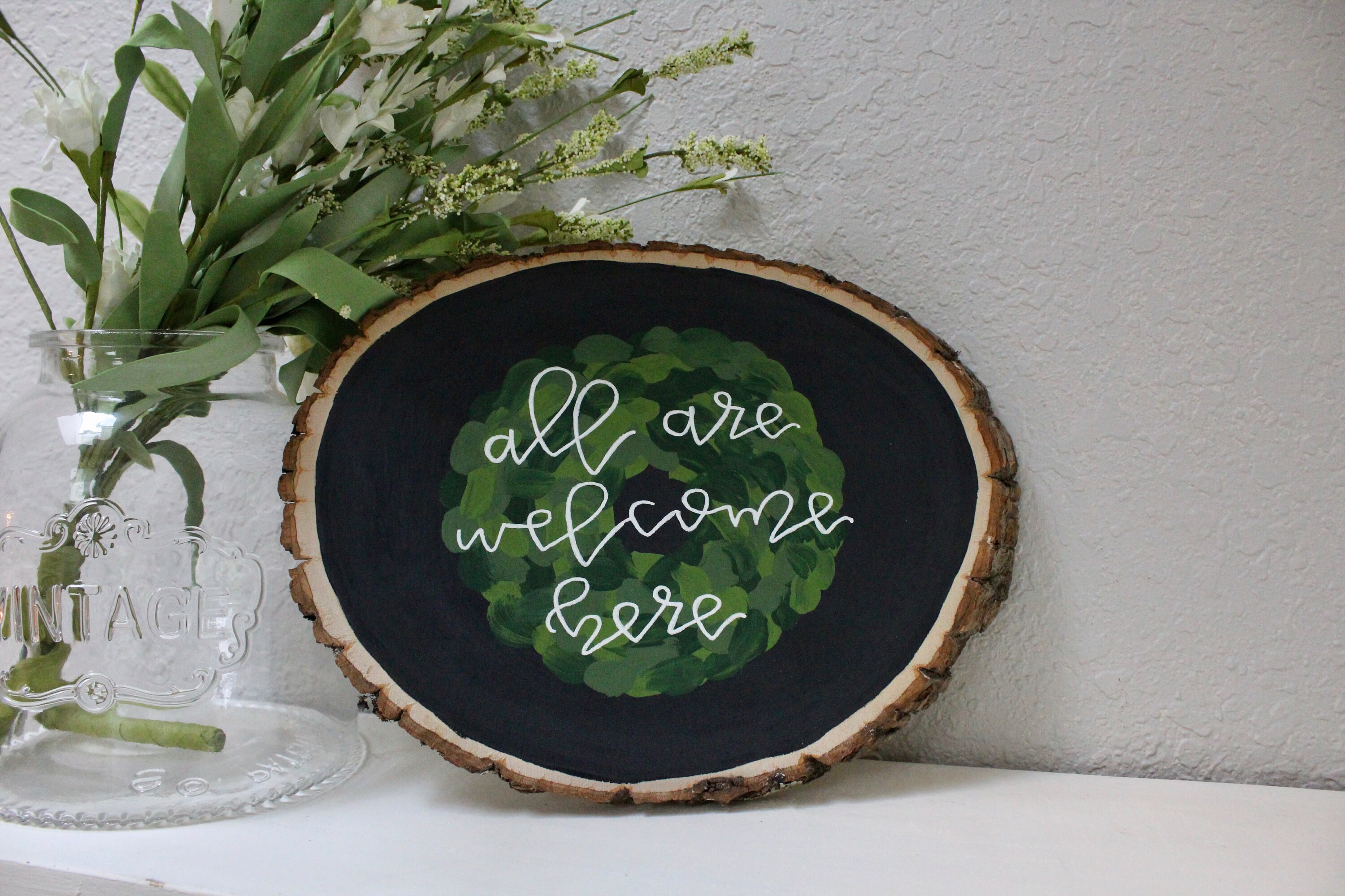 All Are Welcome Here Sign - Etsy