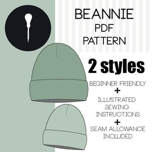 Beanie Pattern PDF. - Etsy
