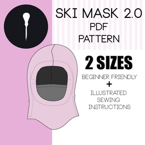 Ski Mask 2.0 PDF Sewing Pattern. - Etsy