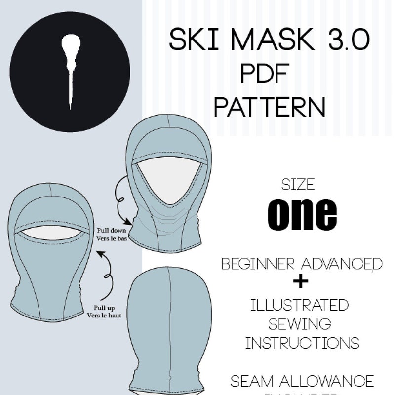 Ski Mask Pattern - Etsy