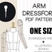 Dress-form Arm PDF Sewing Pattern. - Etsy