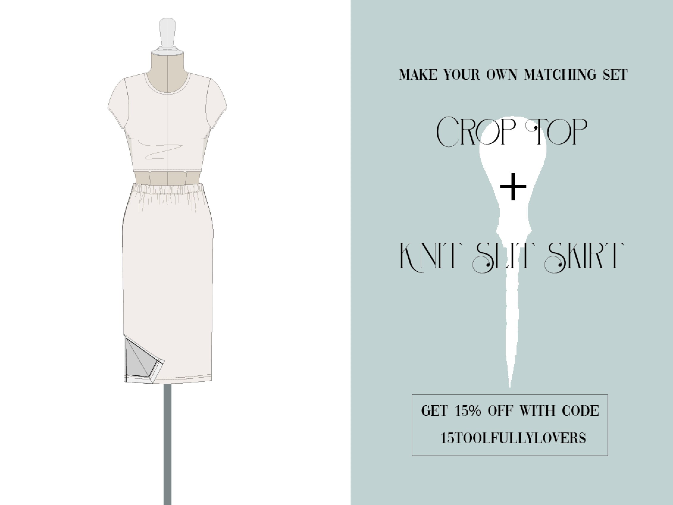 Crop Top PDF Sewing Pattern. - Etsy