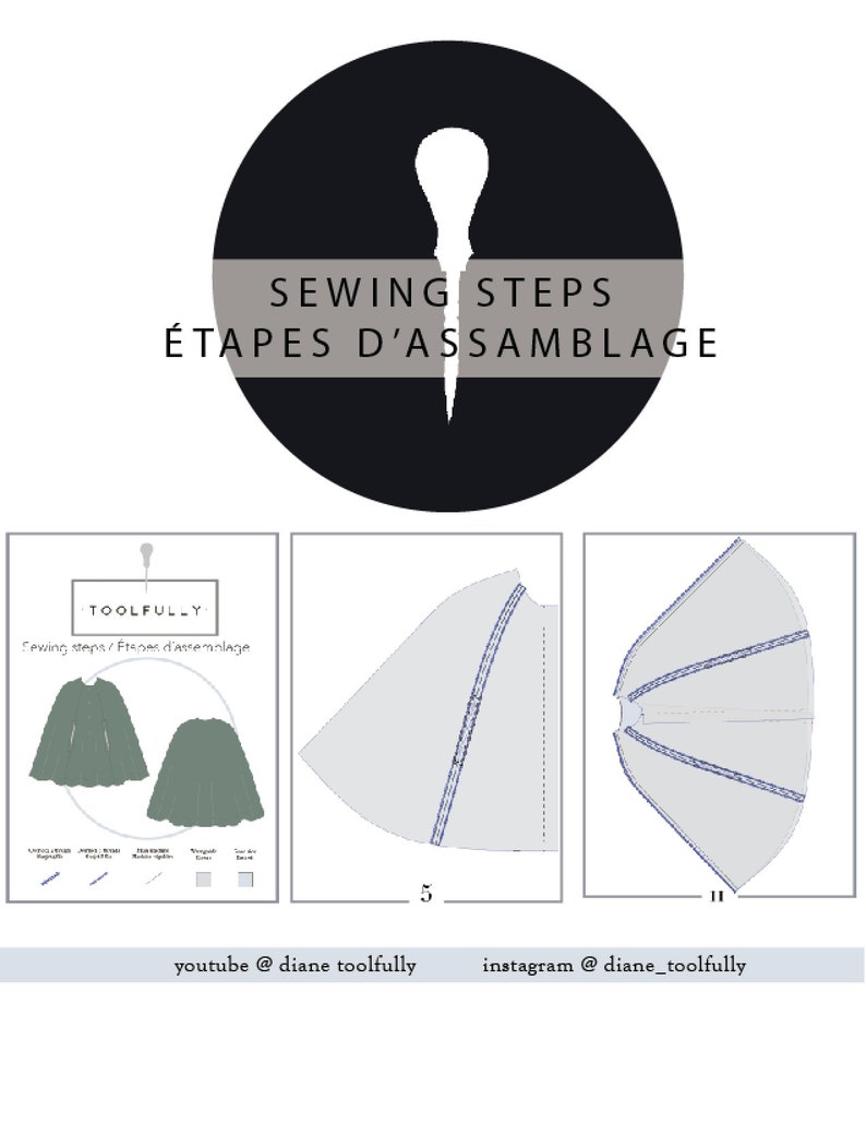 Cape Sewing Pattern PDF. - Etsy