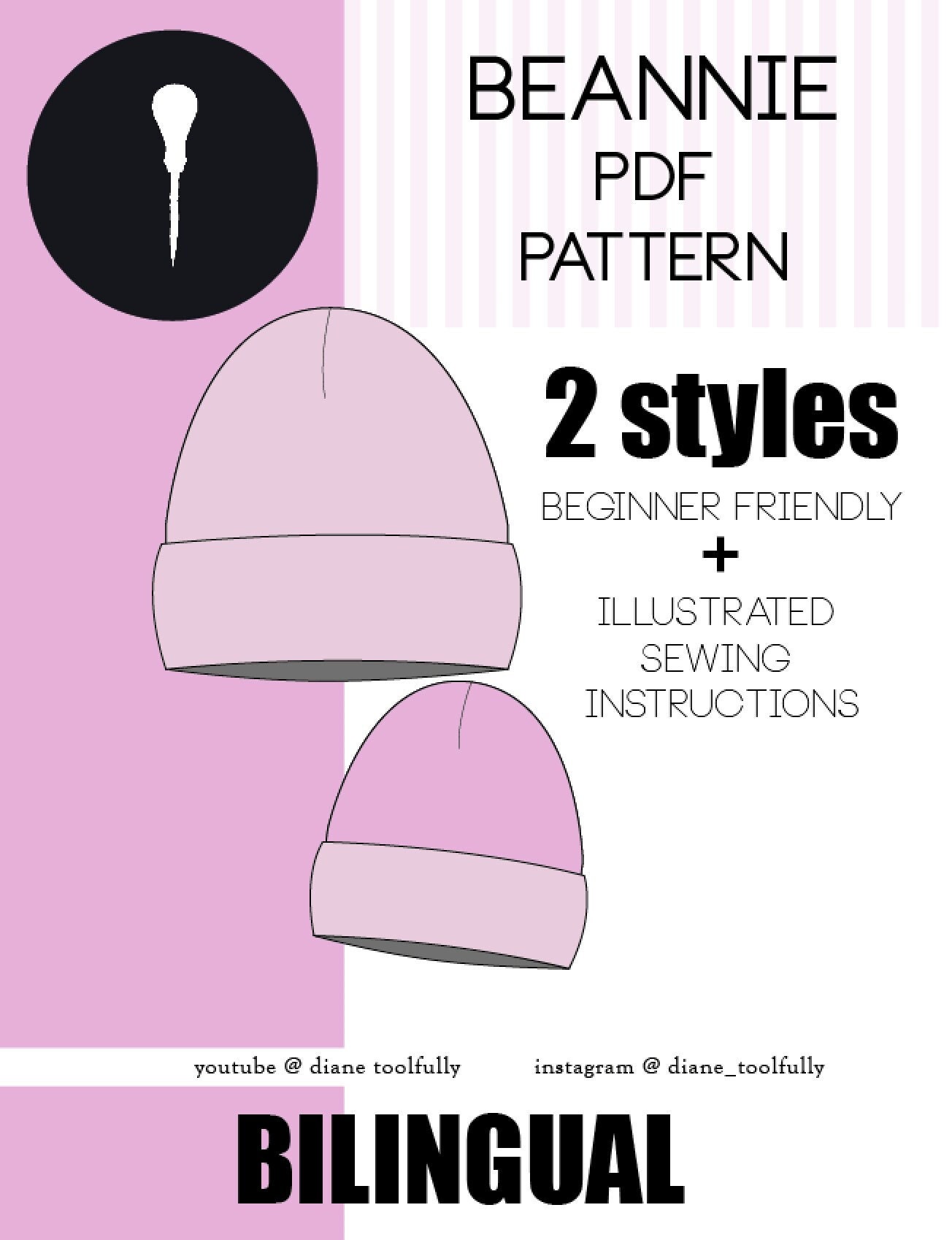 Beanie Pattern PDF. - Etsy