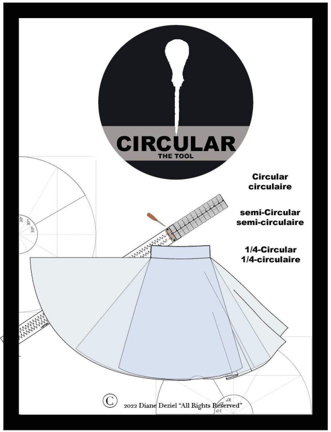 Circular Tool PDF Circle Tool. - Etsy