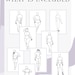 10 Poses Plus Size Models for Illustrations PDF Digital Download. - Etsy