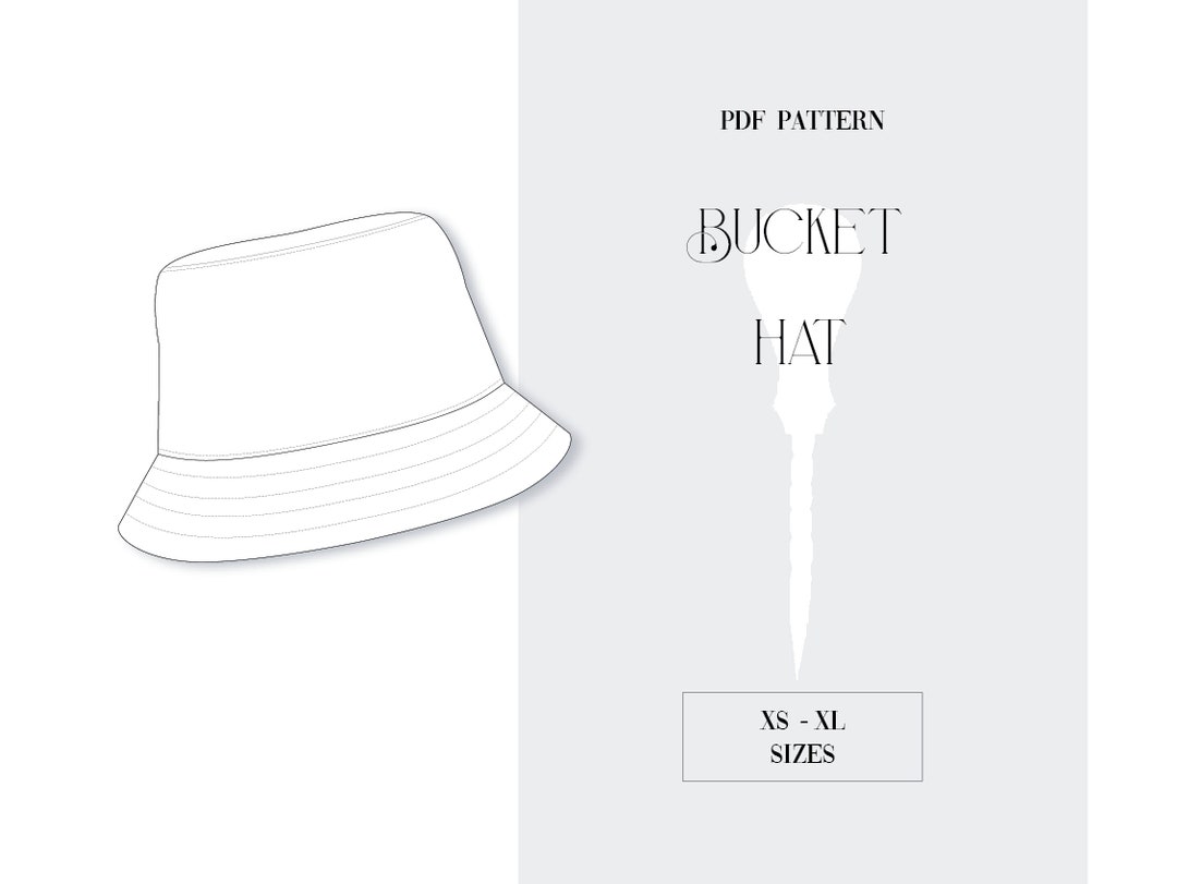 Bucket Hat PDF Sewing Pattern. - Etsy