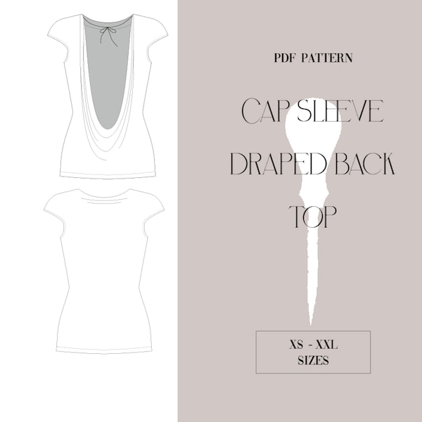 Draped Top Pattern - Etsy
