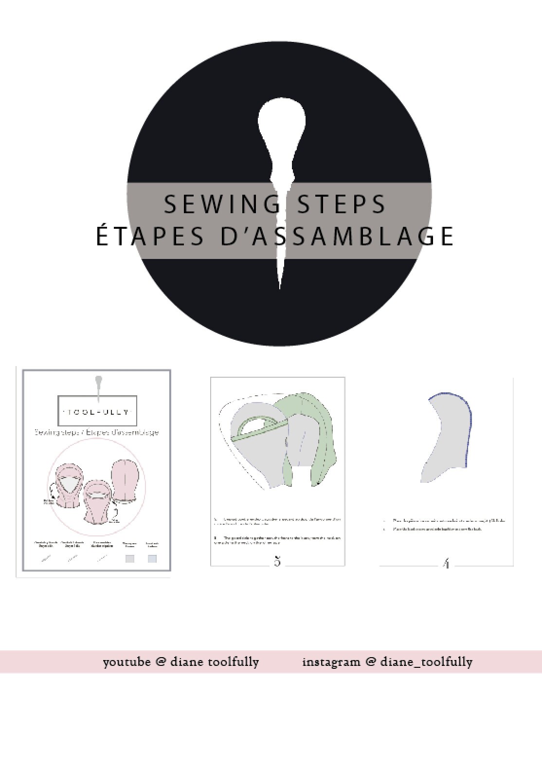 Patron Balaclava Cagoule PDF. - Etsy Canada