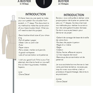 How to Build Your Bustier in 18 Steps PDF. - Etsy