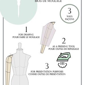 Dress-form Arm PDF Sewing Pattern. - Etsy