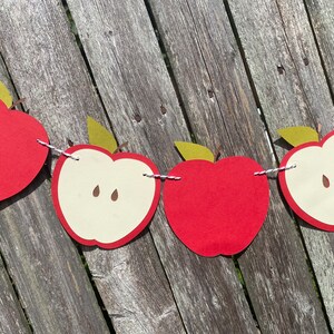 FARMHOUSE APPLE GARLAND, Fall Apple Season, Autumn, Classroom, Teacher ...