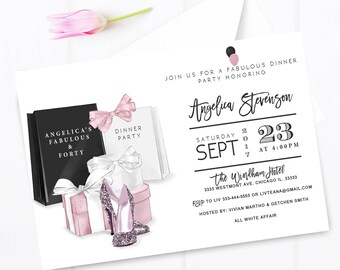 Chanel invitations | Etsy