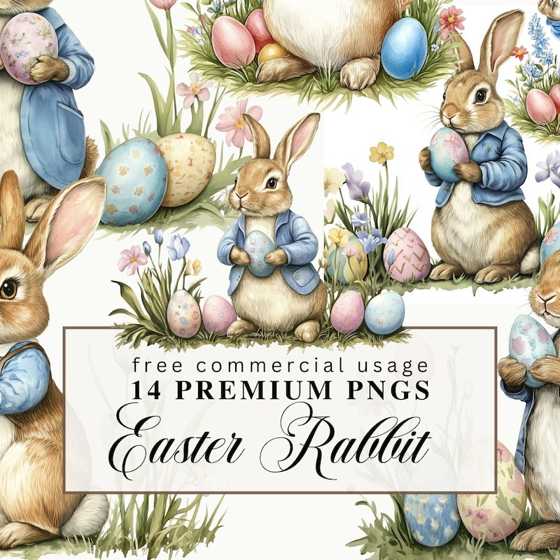 Peter Rabbit Clipart - Etsy