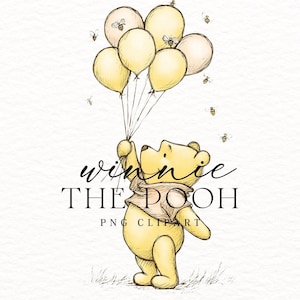 Winnie the Pooh Clipart: Hunny Pot PNG Image for Scrapbooking - Etsy