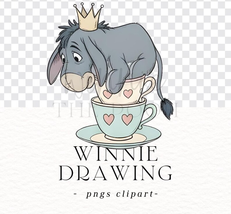 Winnie the Pooh Clipart: Teaparty Friends PNG Images (commercial Use OK ...