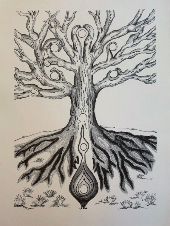 Tree of Life Lithography Print | Etsy