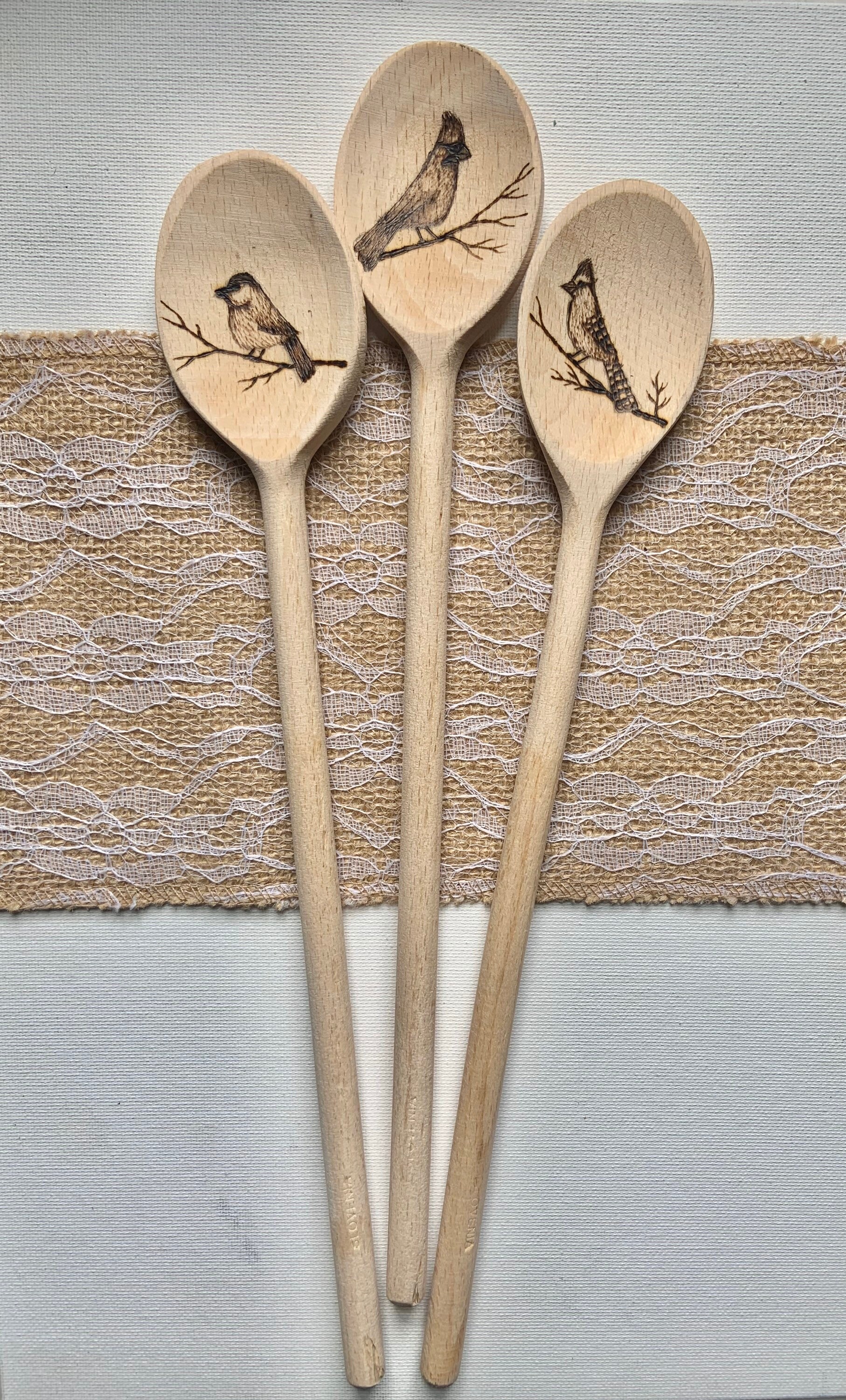 Birds, Bluejay, Sparrow Spoons - Etsy