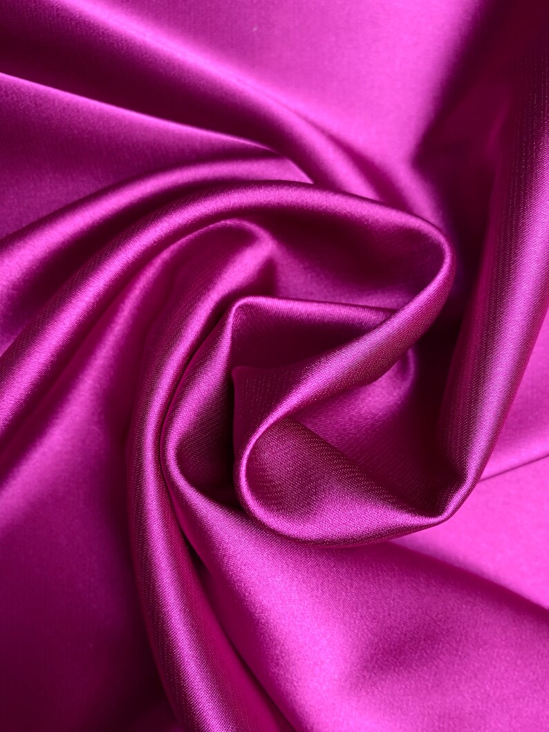 Stretch Satin Fabric - Etsy
