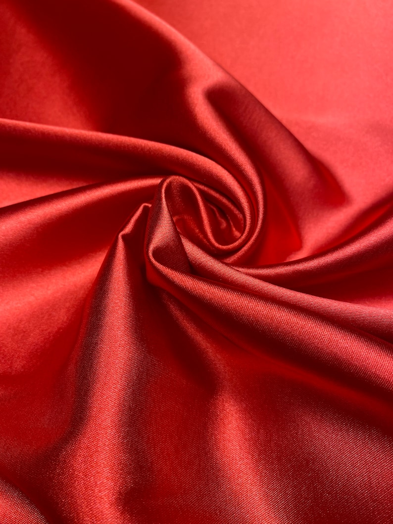 Stretch Satin Fabric - Etsy