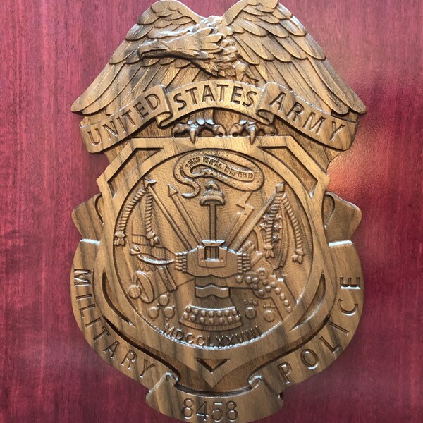 Military Police Badge Stl - Etsy