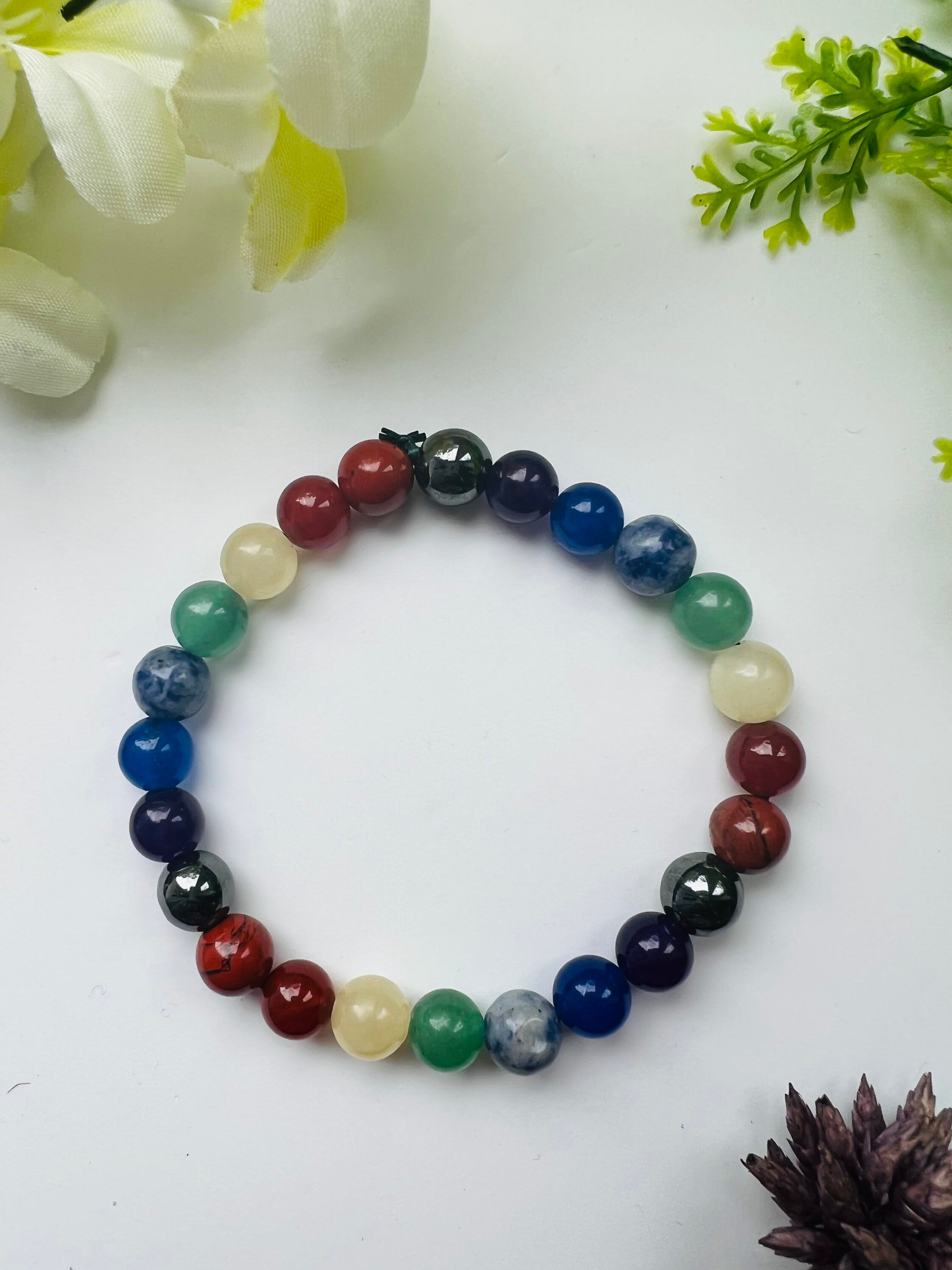 7 Chakra Crystal Bracelet / CHAKRA BALANCING Bracelet Healing - Etsy