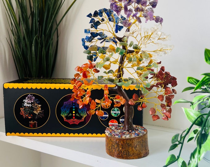 Gemstone Tree of Life Citrine Tree Carnelian Crystal Tree Bonsai Feng ...