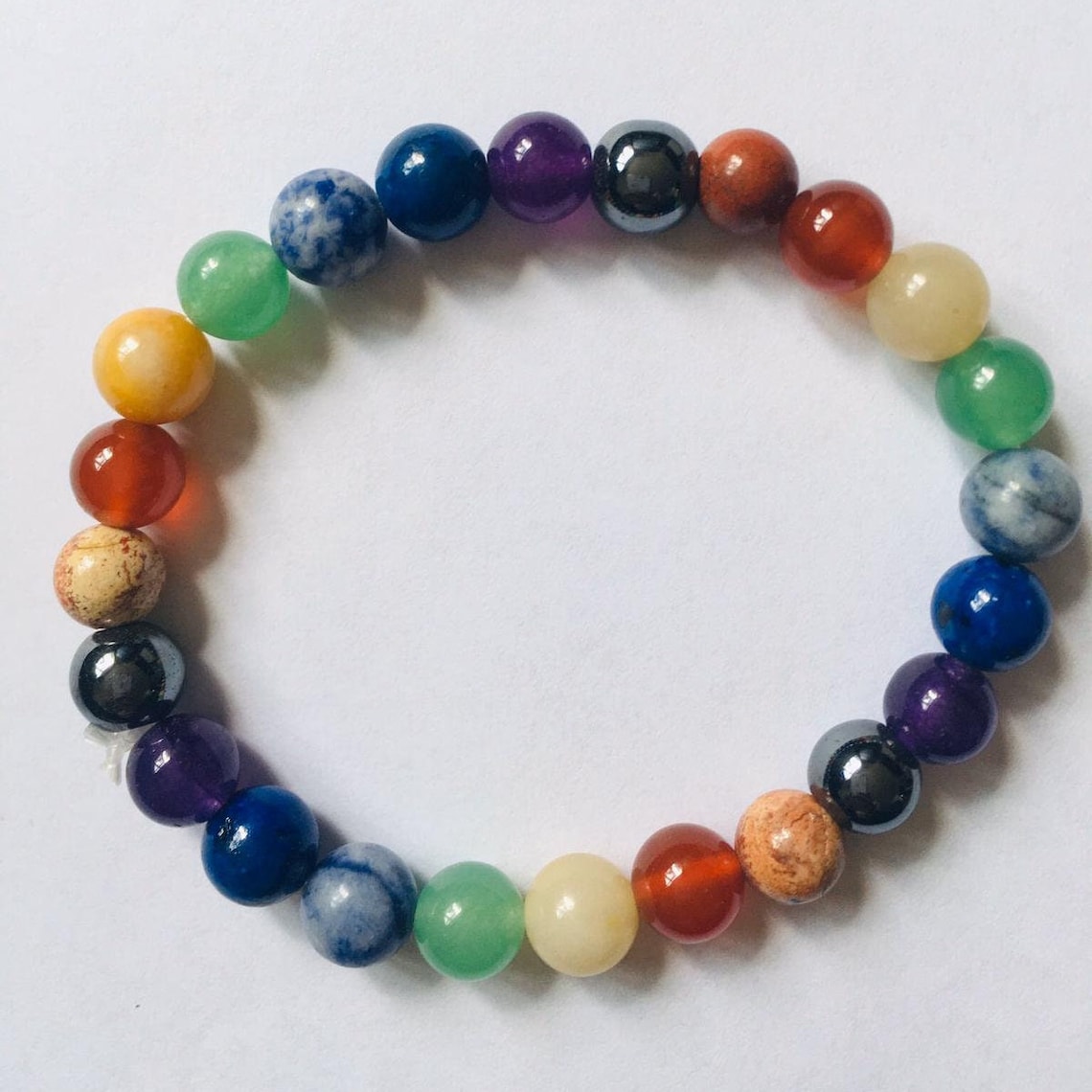 7 Chakra Crystal Bracelet / CHAKRA BALANCING Bracelet Healing | Etsy