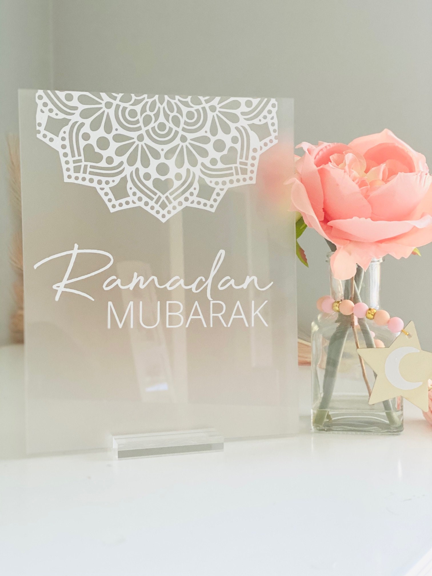 RAMADAN ACRYLIC Poster Ramadan Decorations - Etsy