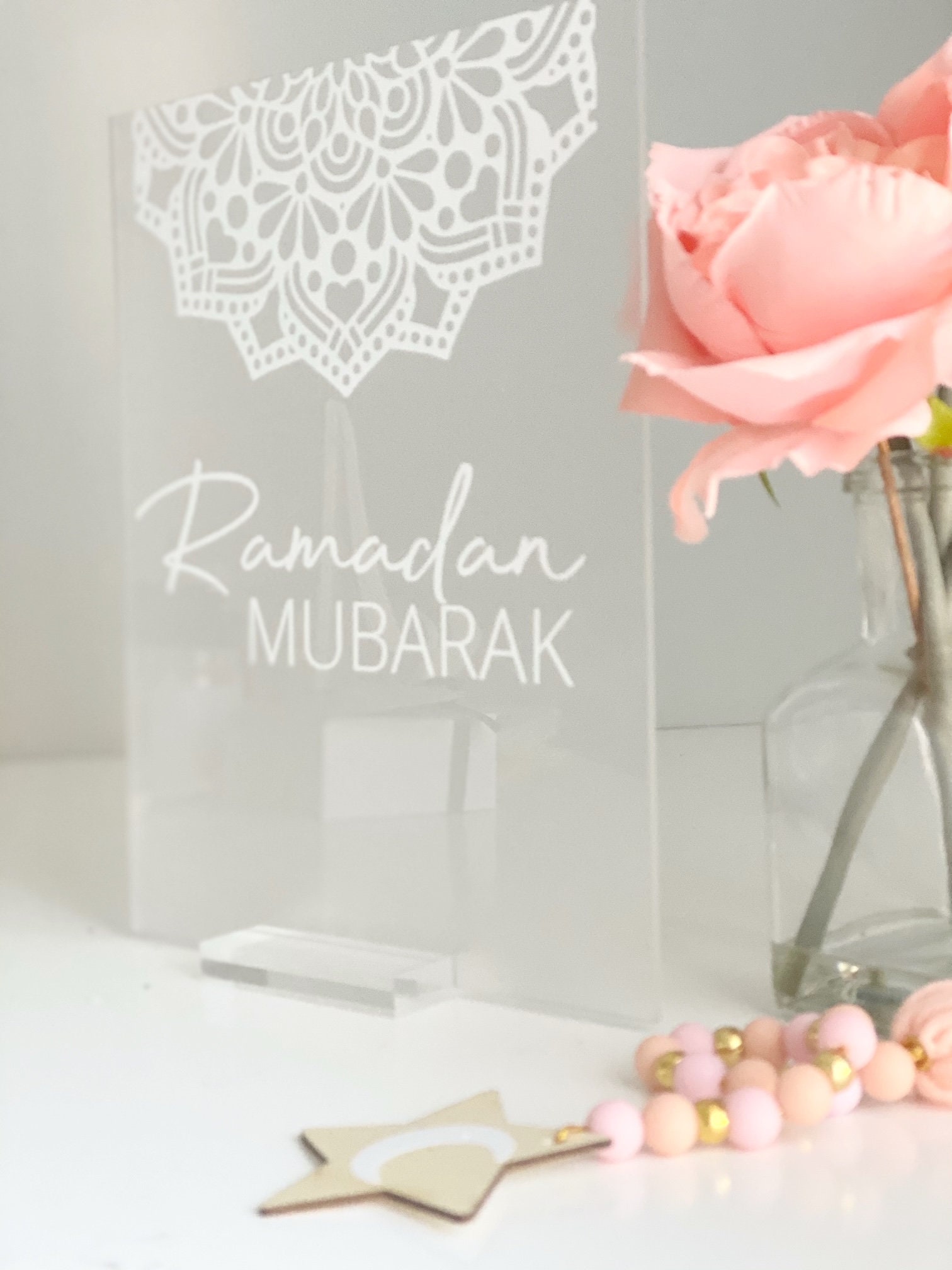 RAMADAN ACRYLIC Poster Ramadan Decorations - Etsy