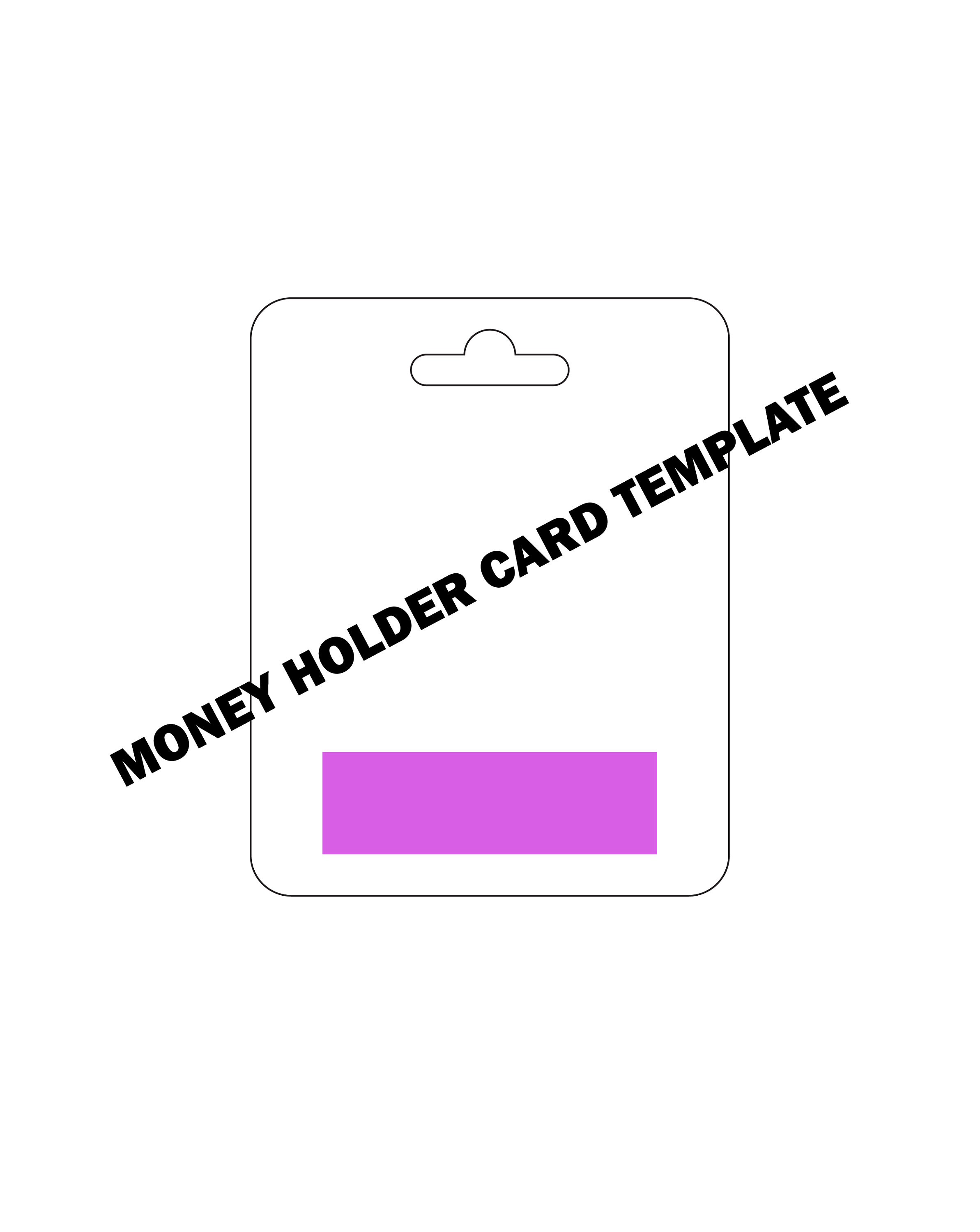 Money Card Template, Money Card Holder, Graduation Gift, SVG, Digital ...