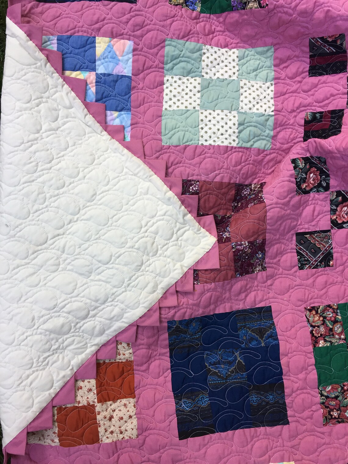 Beautiful Piecework Family Quilt - Etsy